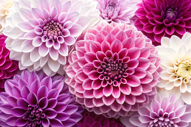 Dahlia Flower Texture stock illustration. Illustration of natureas - 359827527