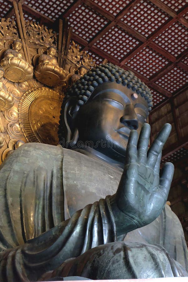 Daibutsu-den at Todai-ji Temple Stock Image - Image of asian, daibutsu ...