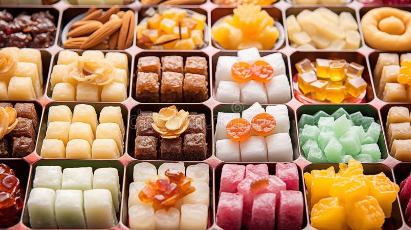 Daifuku Made from Sugar Cubes and Various Types of Beans.AI Generated ...