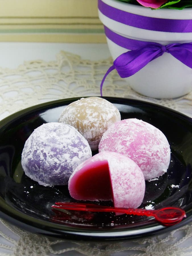 Daifuku mochi stock photo. Image of daifuku, thai, flavored - 45037758