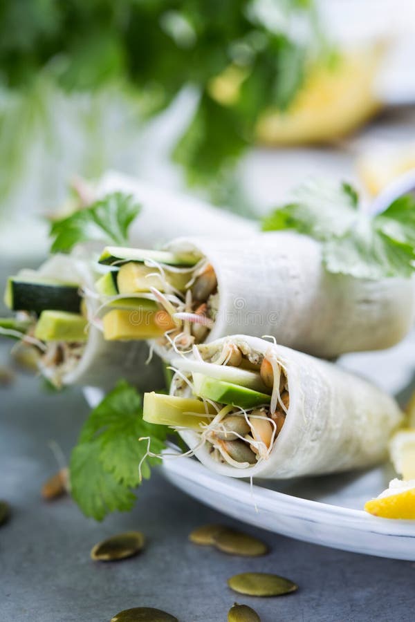 Daikon rolls stock image. Image of vegan, diet, healthy - 69135857
