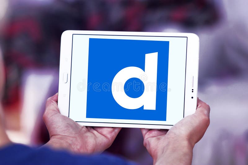 Dailymotion mobile app editorial stock photo. Image of emblem - 92692928