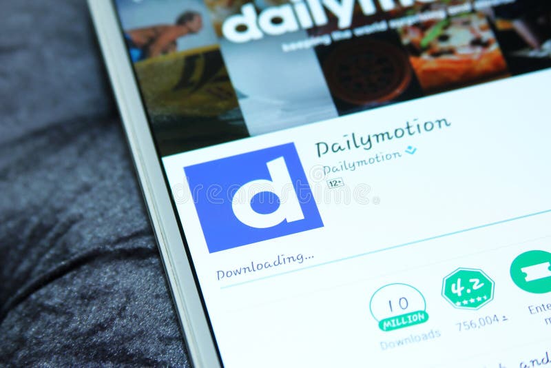 Dailymotion mobile app editorial image. Image of dailymotion - 93644480
