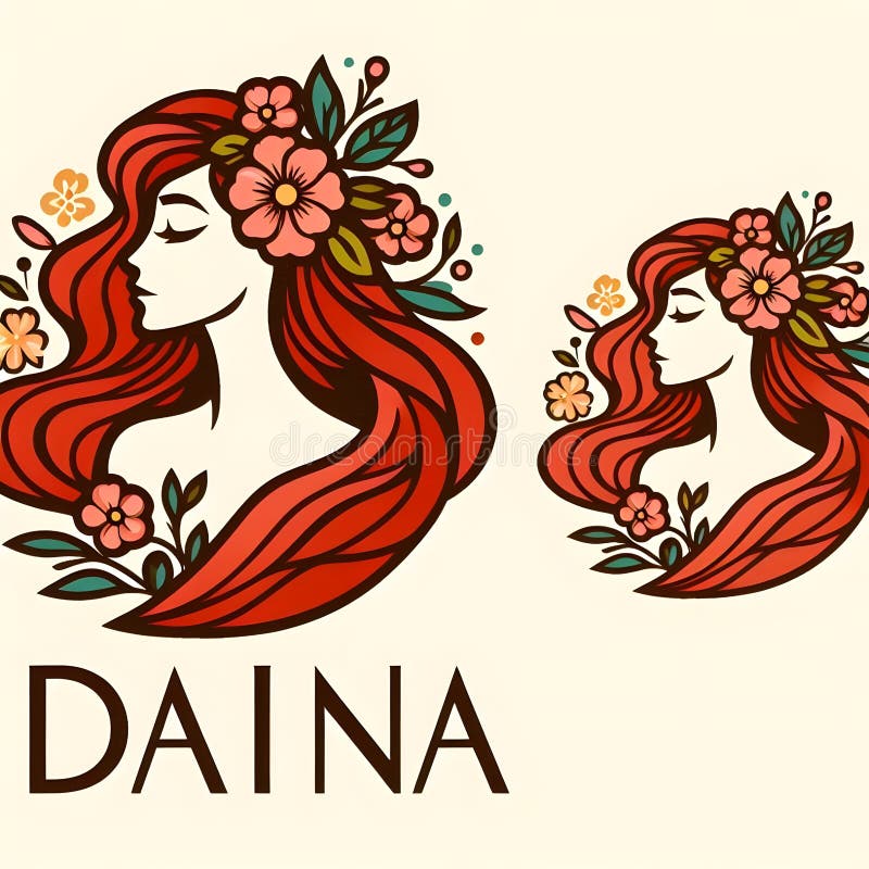 Daina Flower Power. stock illustration. Illustration of optimistic ...