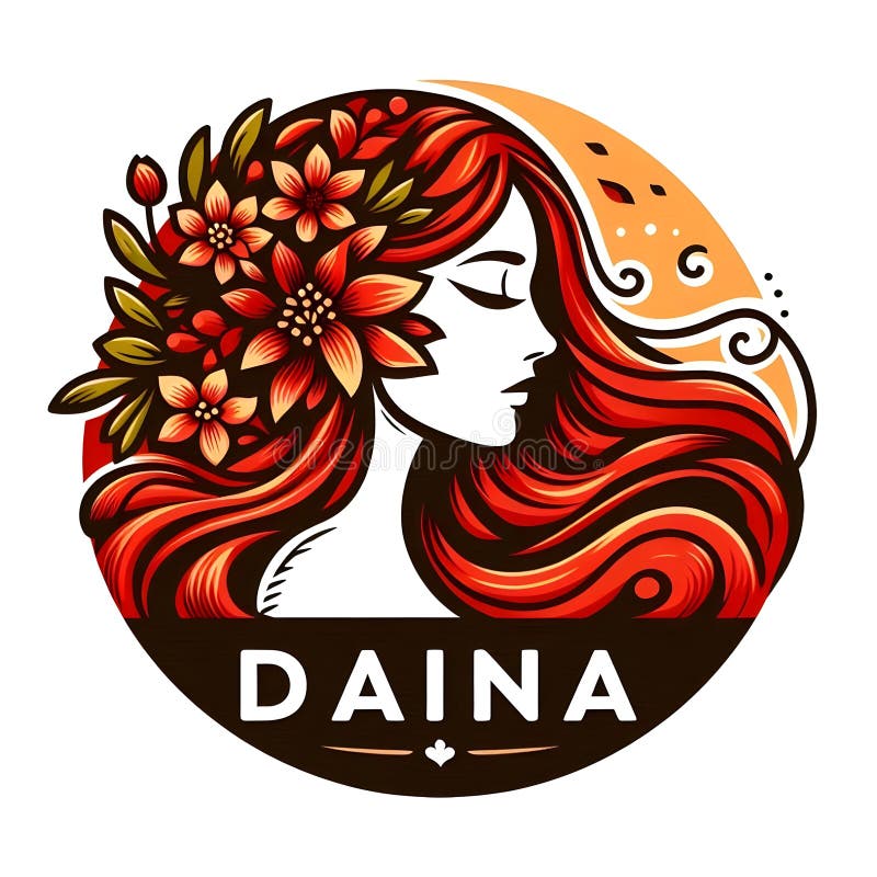 Daina Flower Power. stock illustration. Illustration of bright - 324105477
