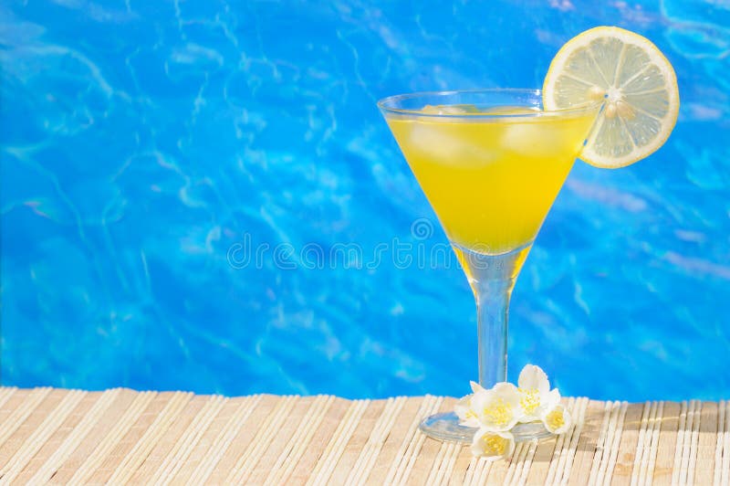 Frozen Daiquiri on a Cruise Ship Bar Stock Image - Image of glass ...