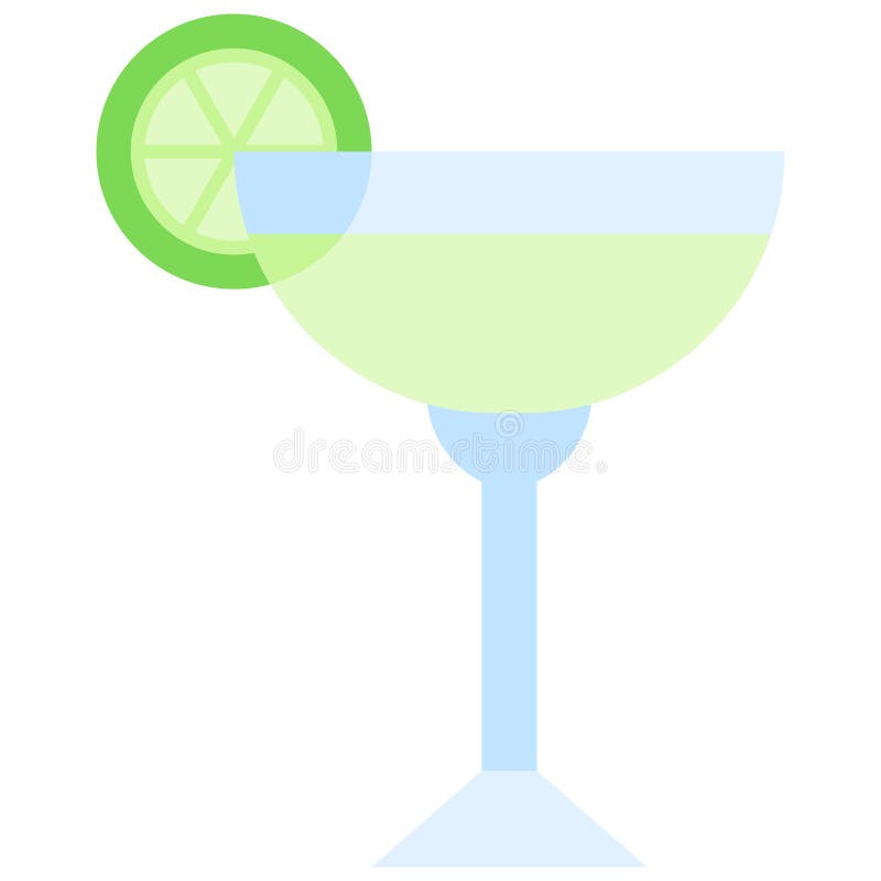 Daiquiri Cocktail Icon, Alcoholic Mixed Drink Vector Stock Vector ...