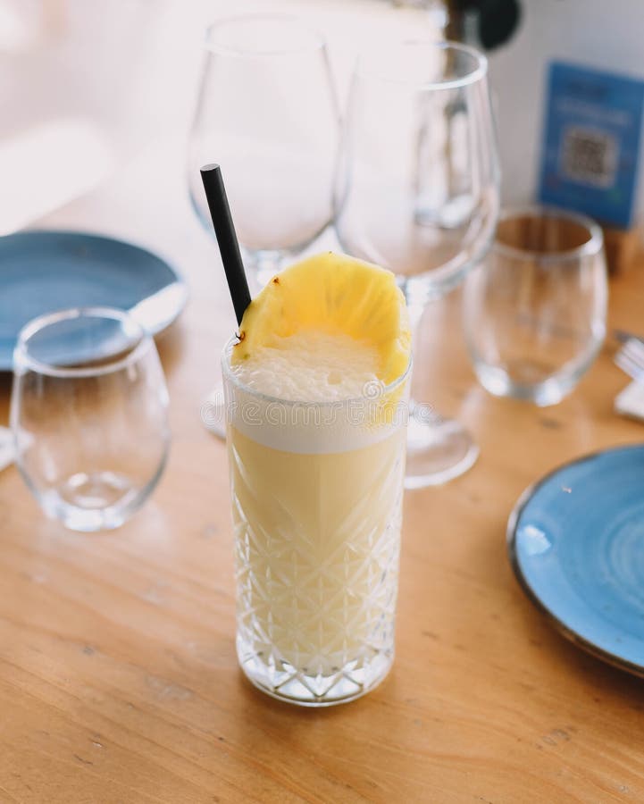 Daiquiris Cocktails Made by a Professional Bartender Stock Image ...