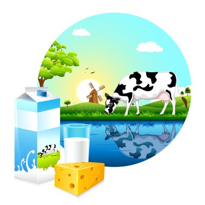 Dairy Farm Scene Stock Illustrations – 6,840 Dairy Farm Scene Stock ...