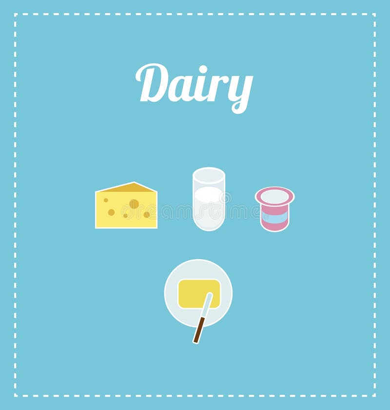 Dairy stock vector. Illustration of milk, white, feed - 44842741