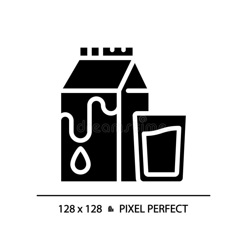 Dairy Pixel Perfect Black Glyph Icon Stock Vector - Illustration of ... Dairy Pixel Perfect Black Glyph Icon Stock Vector - Illustration of ...