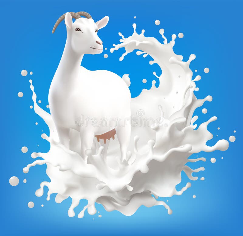 Goat Milk Splash Stock Illustrations – 287 Goat Milk Splash Stock ...
