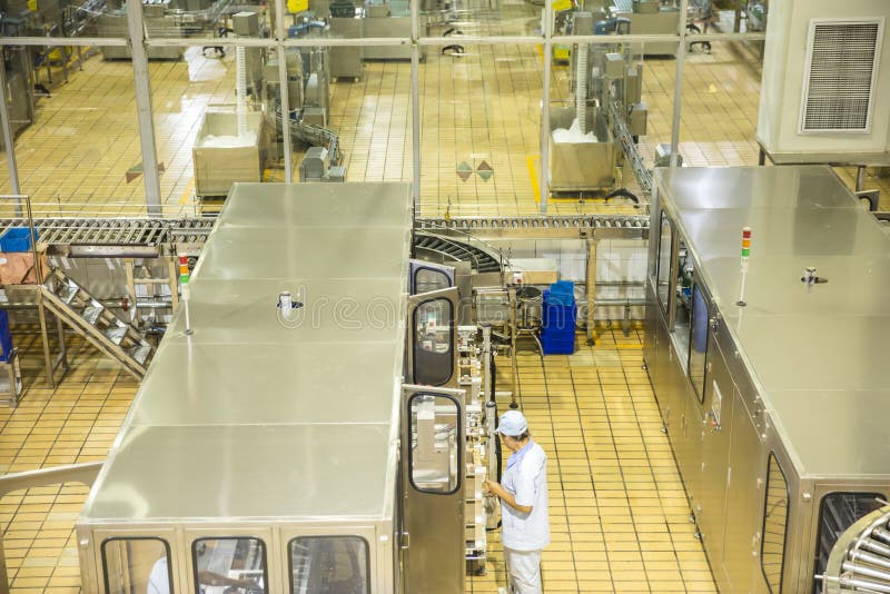 Dairy production workshop editorial photography. Image of plant - 175938972