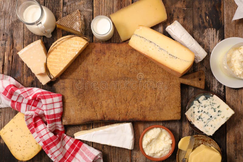 Dairy products stock photo. Image of healthy, wooden - 81009764