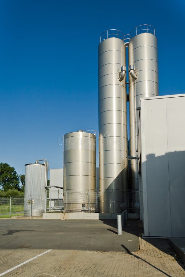 Dairy stock image. Image of stainless, manufacture, futuristic - 144385761