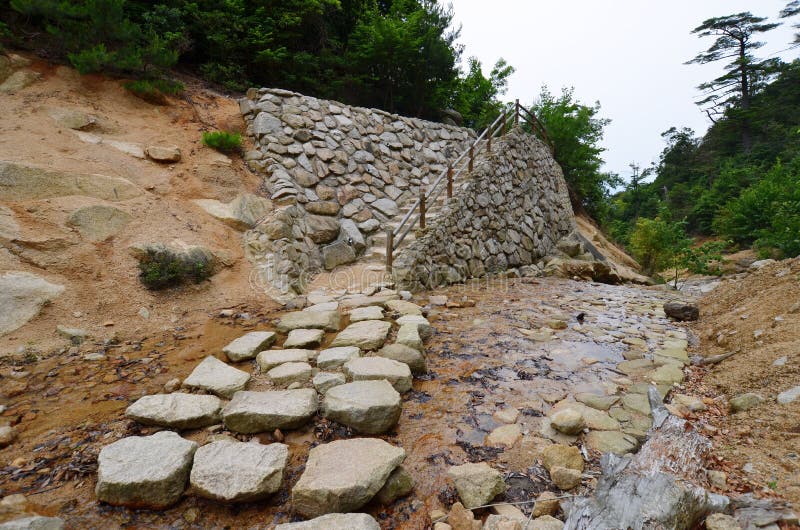 Daisho-in der Spur Japan stockbild. Bild von buddha, küstenlinie - 63647757