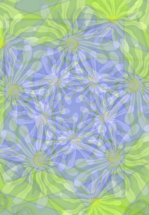 Daisies Background Pattern stock illustration. Illustration of florals ...