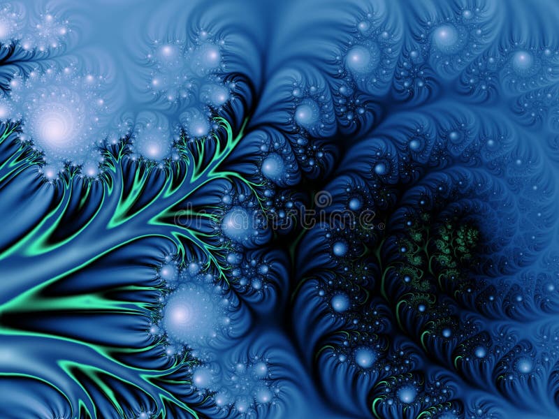 Fractal daisy buds stock illustration. Illustration of fractal - 4361280