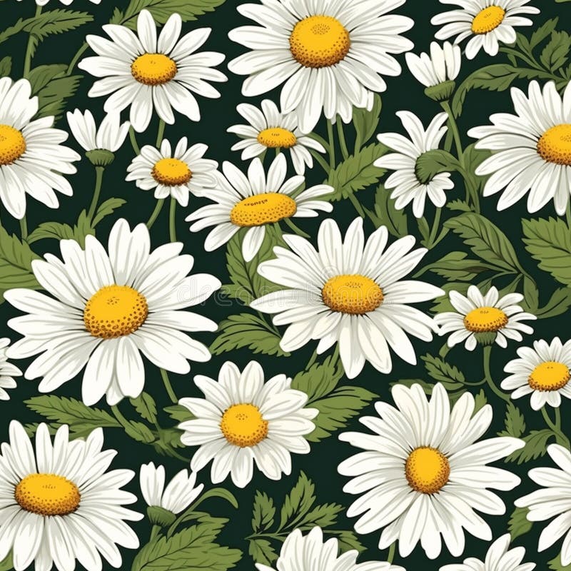 Daisy Collage Art for Creative Expression Stock Illustration ...