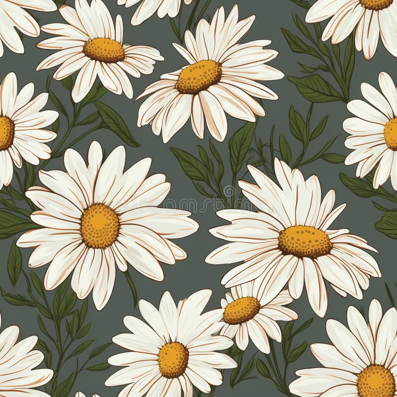 Daisy Collage Art for Creative Expression Stock Illustration ...