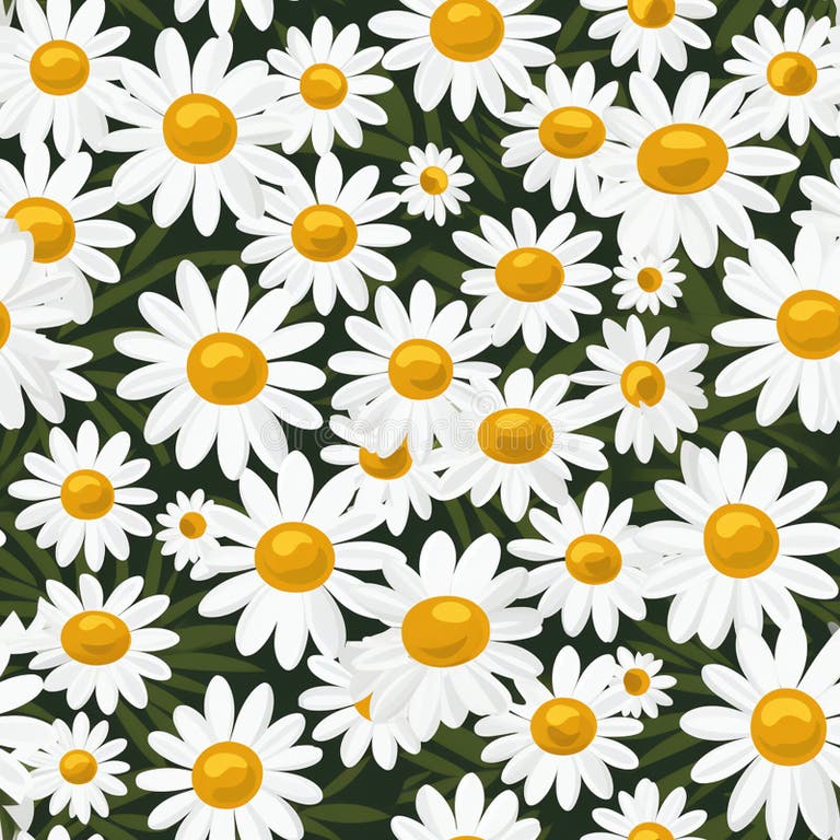 Daisy Collage Art for Unique Art Stock Illustration - Illustration of ...