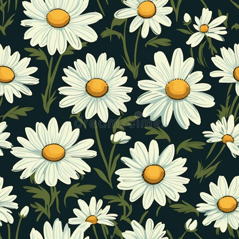 Daisy Collage Art for Unique Art Stock Illustration - Illustration of ...