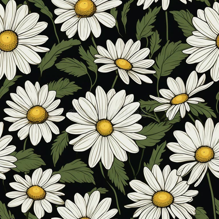 Daisy Cover for Magazine Cover Design Stock Illustration - Illustration ...