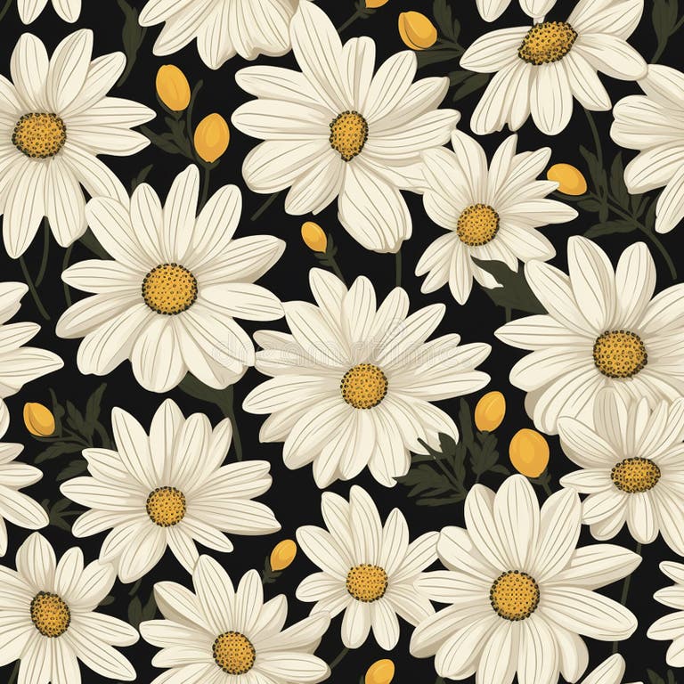 Daisy Cover for Magazine Cover Design Stock Illustration - Illustration ...