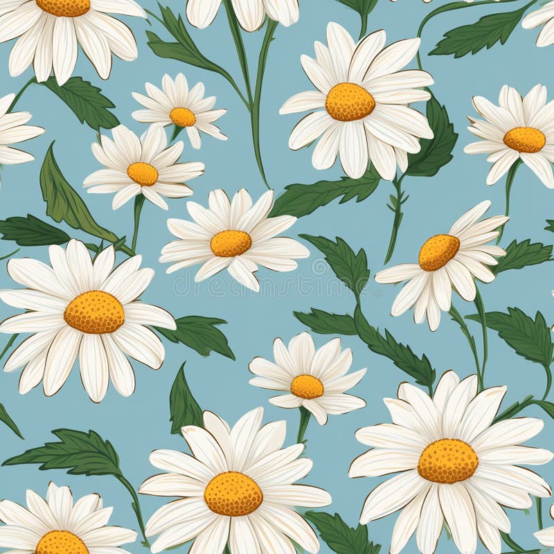 Daisy Design for Brochure Design Stock Illustration - Illustration of ...