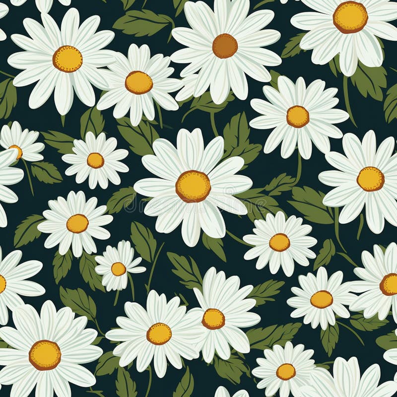 Daisy Design for Brochure Design Stock Illustration - Illustration of ...