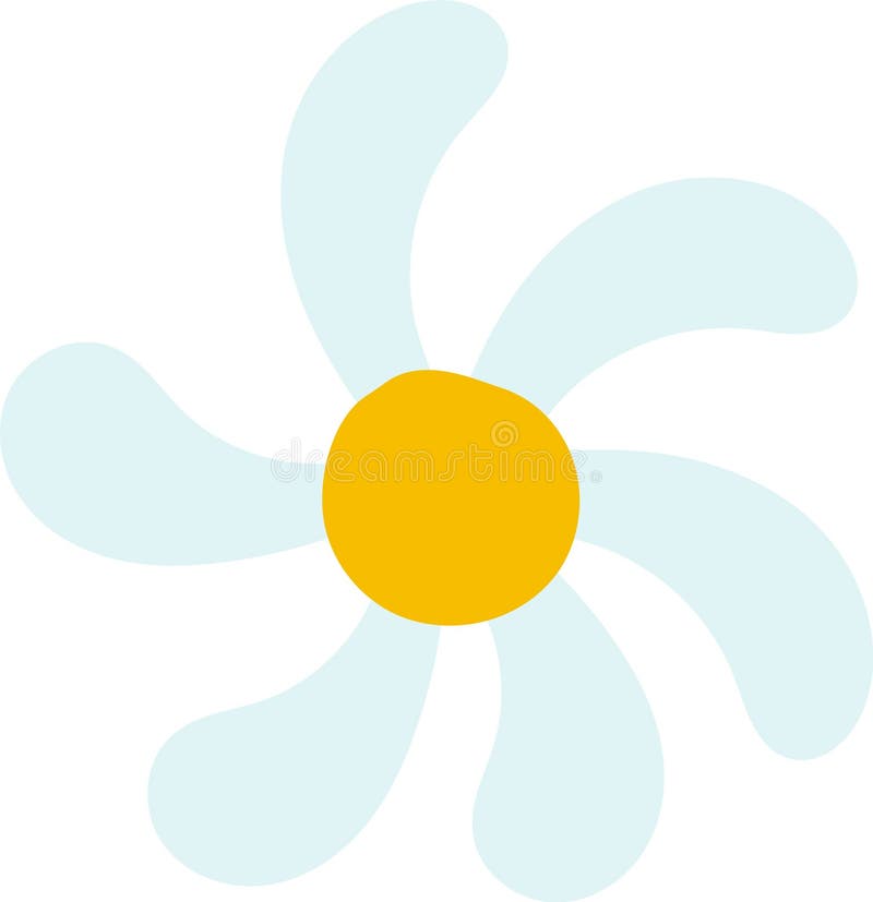 Daisy Flower Head Handdrawn Stock Vector - Illustration of isolated ...
