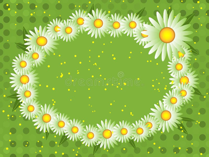 Daisy Frame stock vector. Illustration of nature, petals - 6902263
