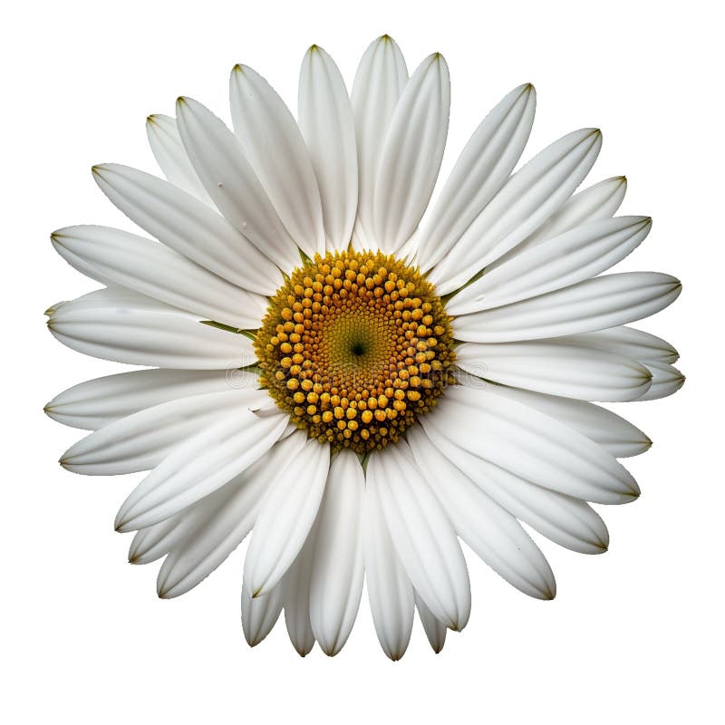 Daisy Isolated on Transparent Background Stock Image - Image of petal ...