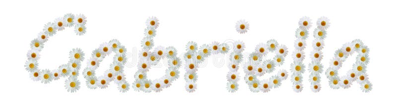 Name Gabriella Stock Illustrations – 10 Name Gabriella Stock ...