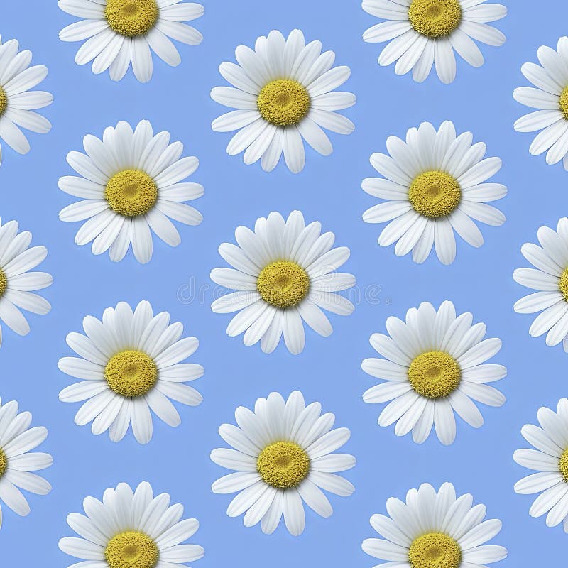 Daisy Pattern stock illustration. Illustration of wildflower - 279832649