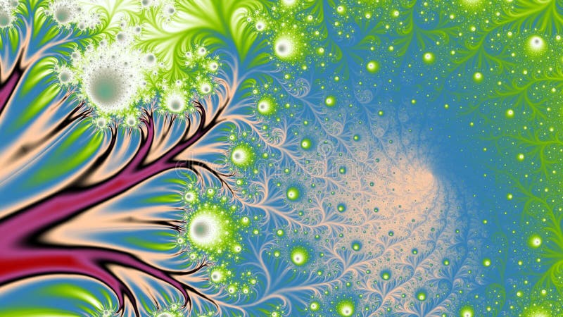 Fractal daisy buds stock illustration. Illustration of fractal - 4361280