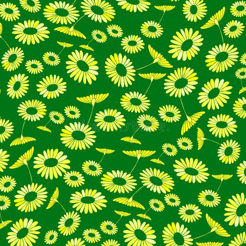 Daisy Vector Background stock vector. Illustration of graphics - 5230540