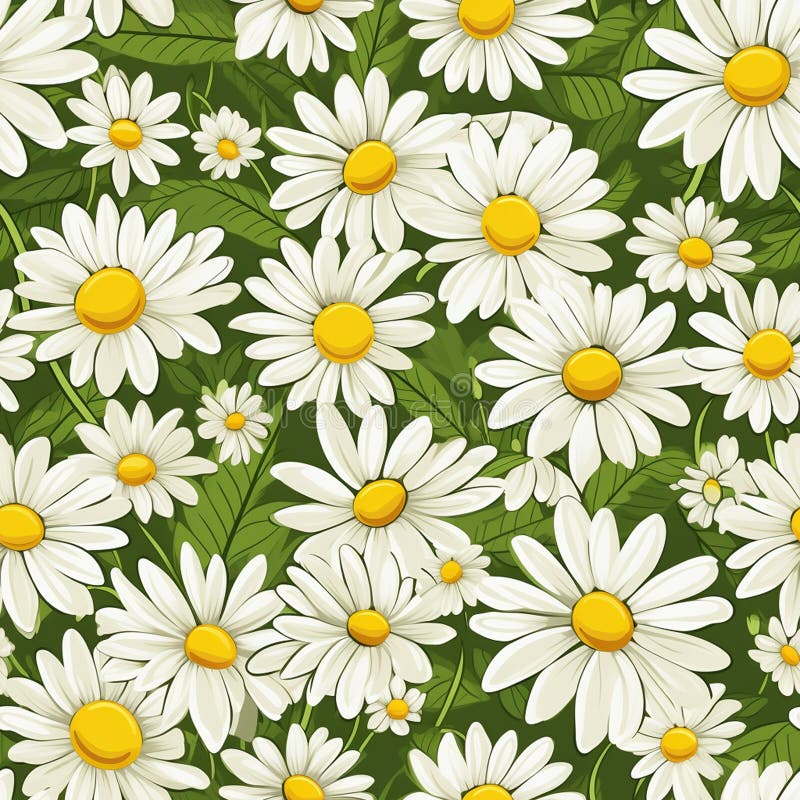 Daisy Website Header for Elegant Homepage Stock Illustration ...