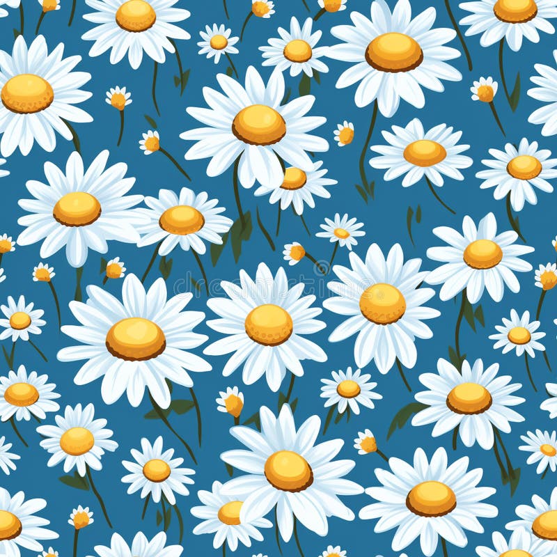 Daisy Website Header for Elegant Homepage Stock Illustration ...