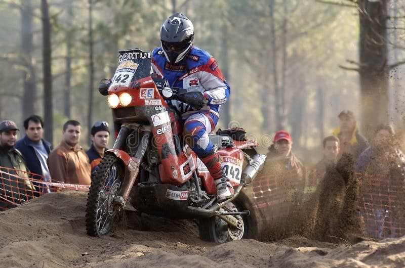 Dakar bike editorial photography. Image of hill, danger - 7655122