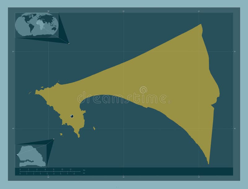 Dakar, Senegal. Solid. Capital Stock Illustration - Illustration of ...