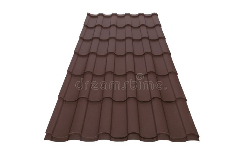 Daktegel Op Het Wit Wordt Geïsoleerd Dat Stock Afbeelding - Image of ...