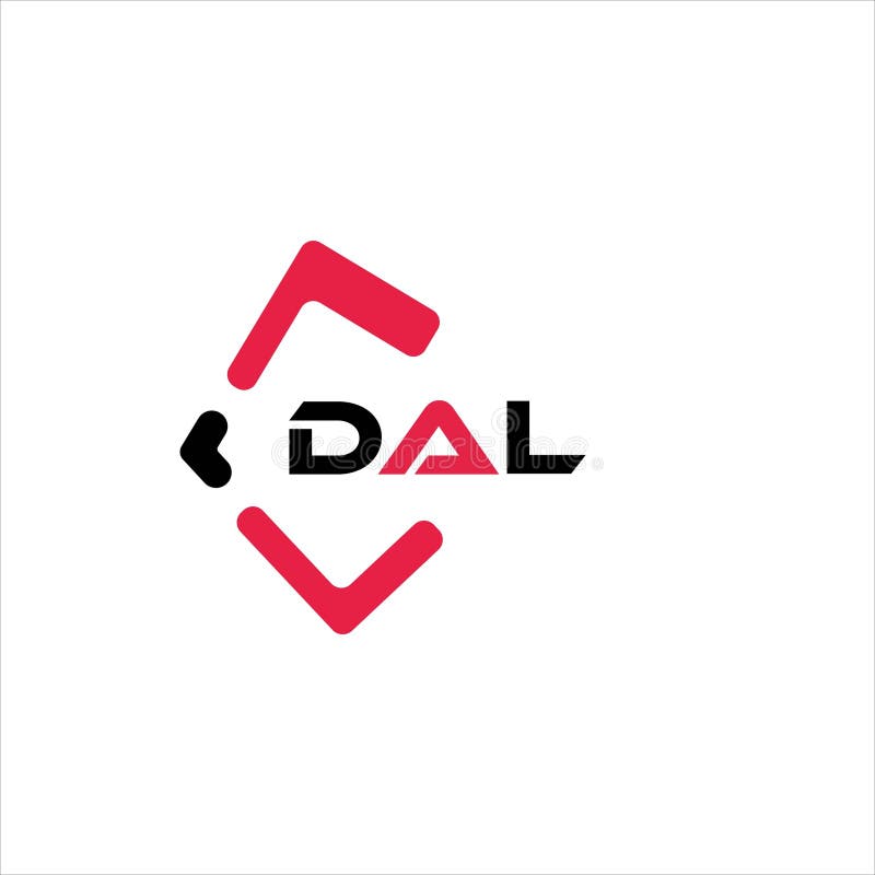 DAL Creative Minimalist Letter Logo. DAL Unique Vector Initials ...