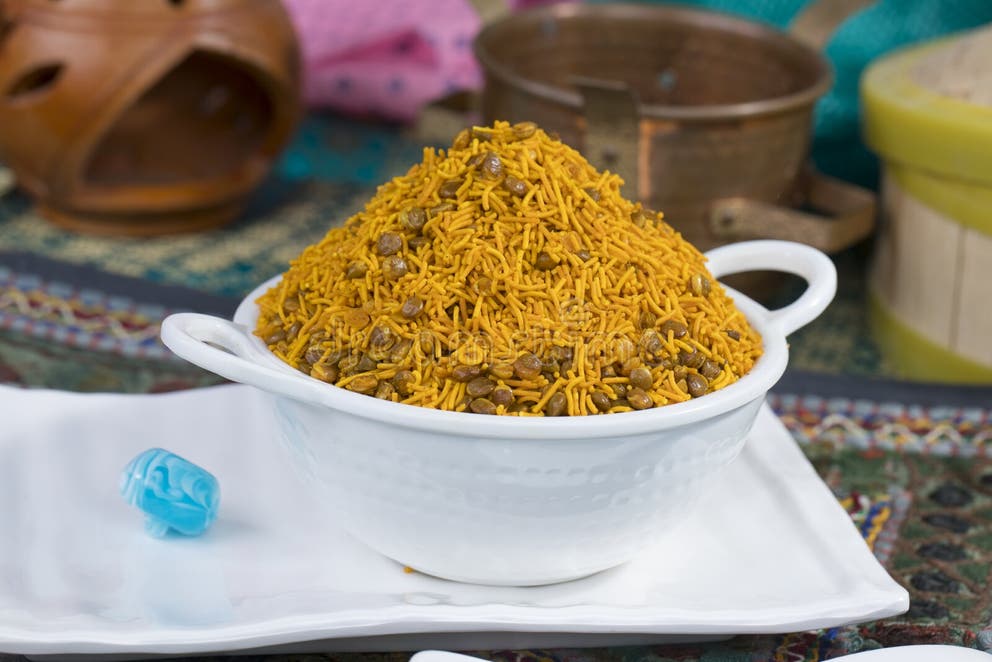 Dal Moth stock photo. Image of masoor, lentil, crispy - 129523320