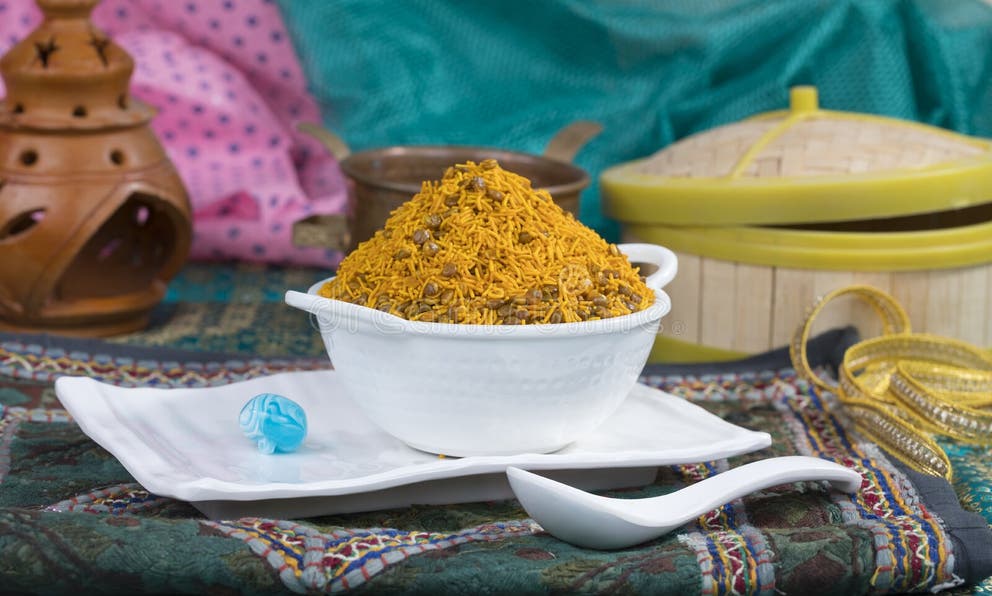 Dal Moth stock image. Image of bhujya, chivda, haldiram - 129523697