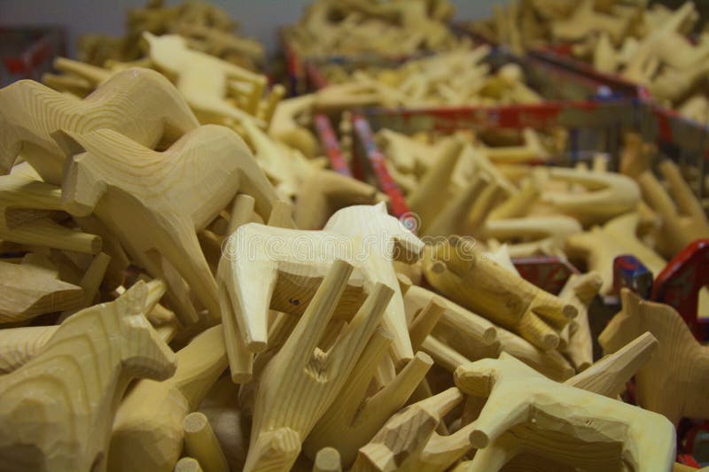 Dala horses stock image. Image of dala, carved, paint - 76839141