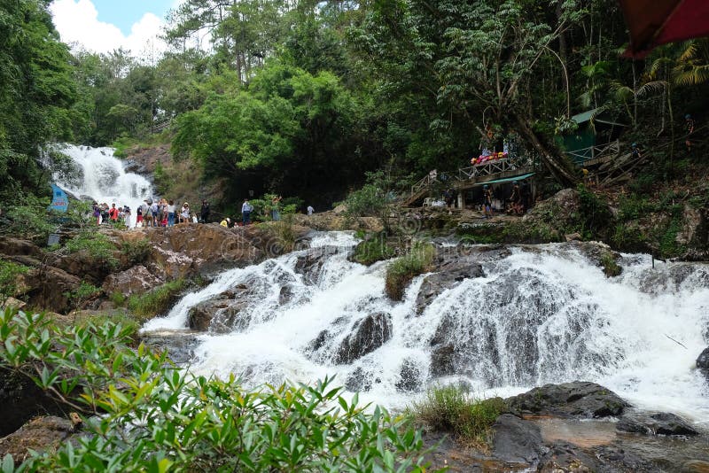 Datanla Waterfall in Dalat. Vietnam Editorial Stock Image - Image of ...