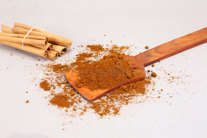 Dalchini or Cinnamon Powder Stock Image - Image of food, powder: 296225289