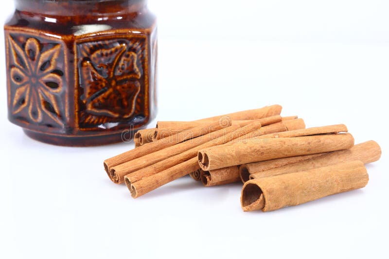 Dalchini or Cinnamon Sticks, Indian Spice Stock Image - Image of wood ...