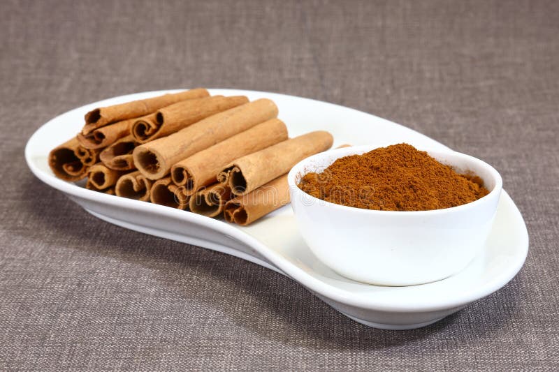 Dalchini or Cinnamon Sticks, Indian Spice Stock Photo - Image of ...